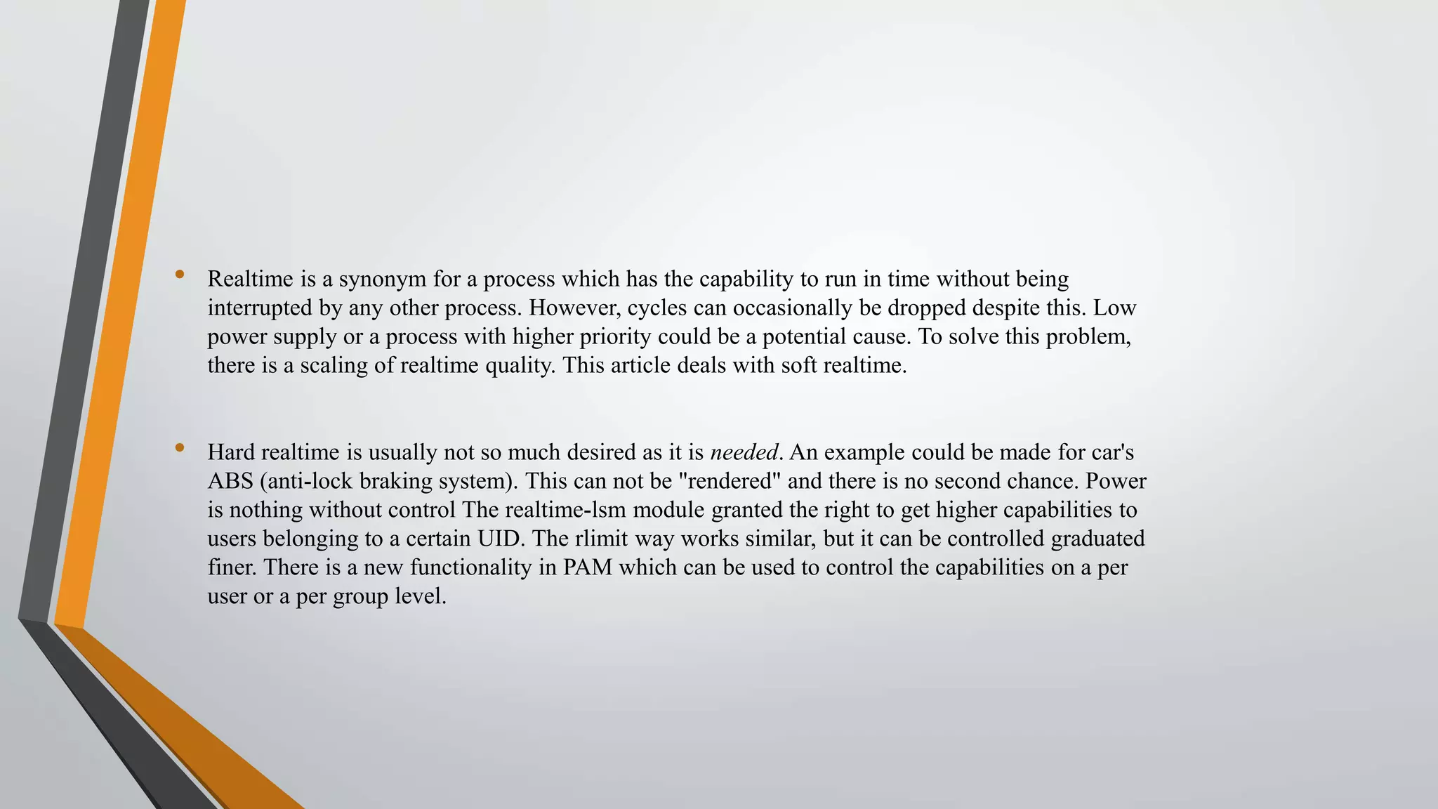 Arch linux and whole security concepts in linux explained | PPT