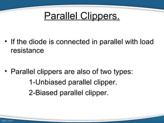 Clippers or limiter . | PPT | Computer Networking | Computing