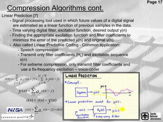 Data Compression Project Presentation | PPT
