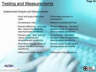 Data Compression Project Presentation | PPT