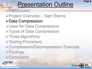 Data Compression Project Presentation | PPT