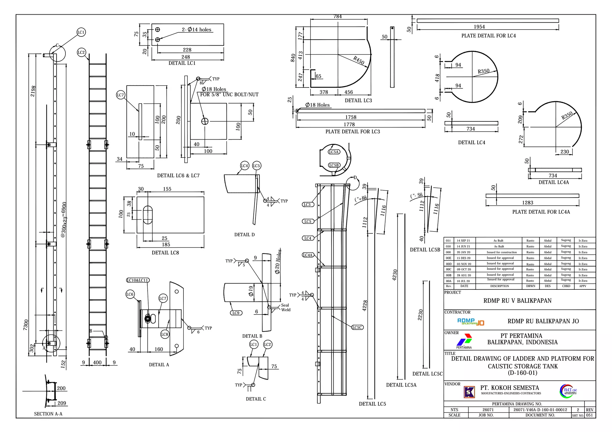 26071 v46 a-d-160-01-00012-051_detail drawing of ladder & platform for ...
