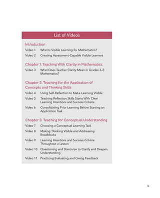 Teaching Mathematics In The Visible Learning Classroom Grades 35 John ...
