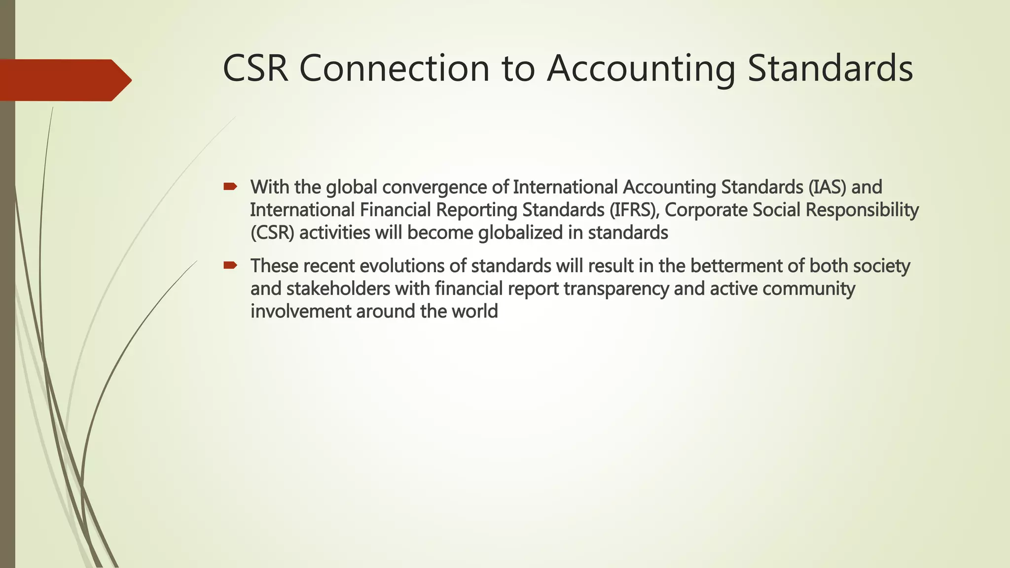 Corporate Social Responsibility and International Accounting | PPTX