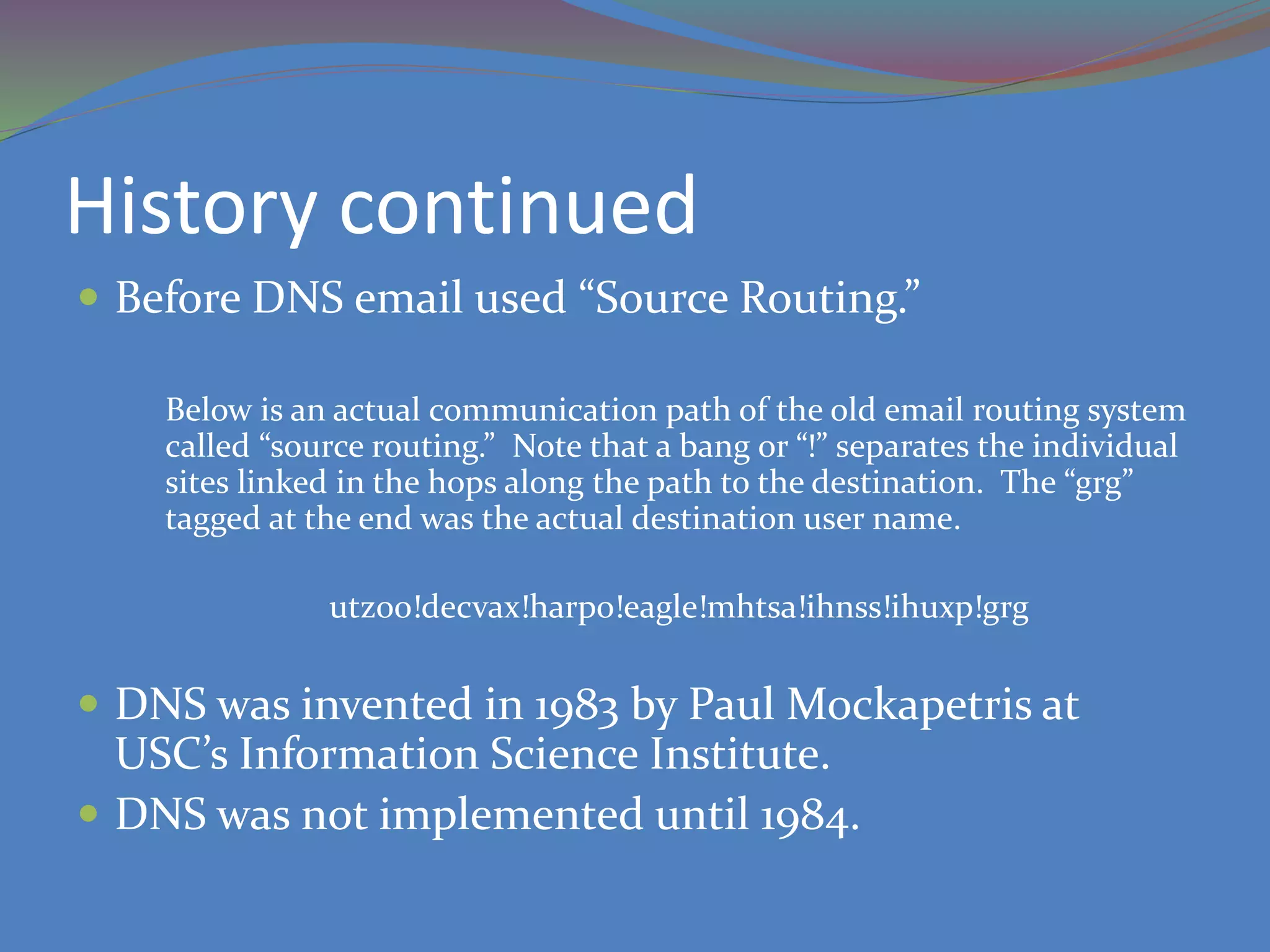 The History of DNS | PPTX