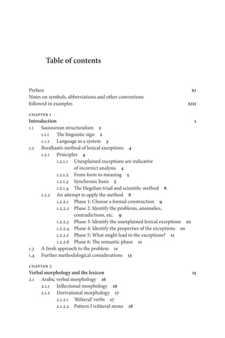 The Arabic Verb Form And Meaning In The Vowellengthening Patterns ...