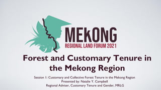 26 0930 1_mrlg_introduction on customary tenure | PPT