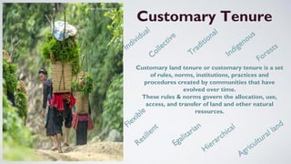 26 0930 1_mrlg_introduction on customary tenure | PPT