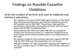 IMT Verification Report Summary | PPT