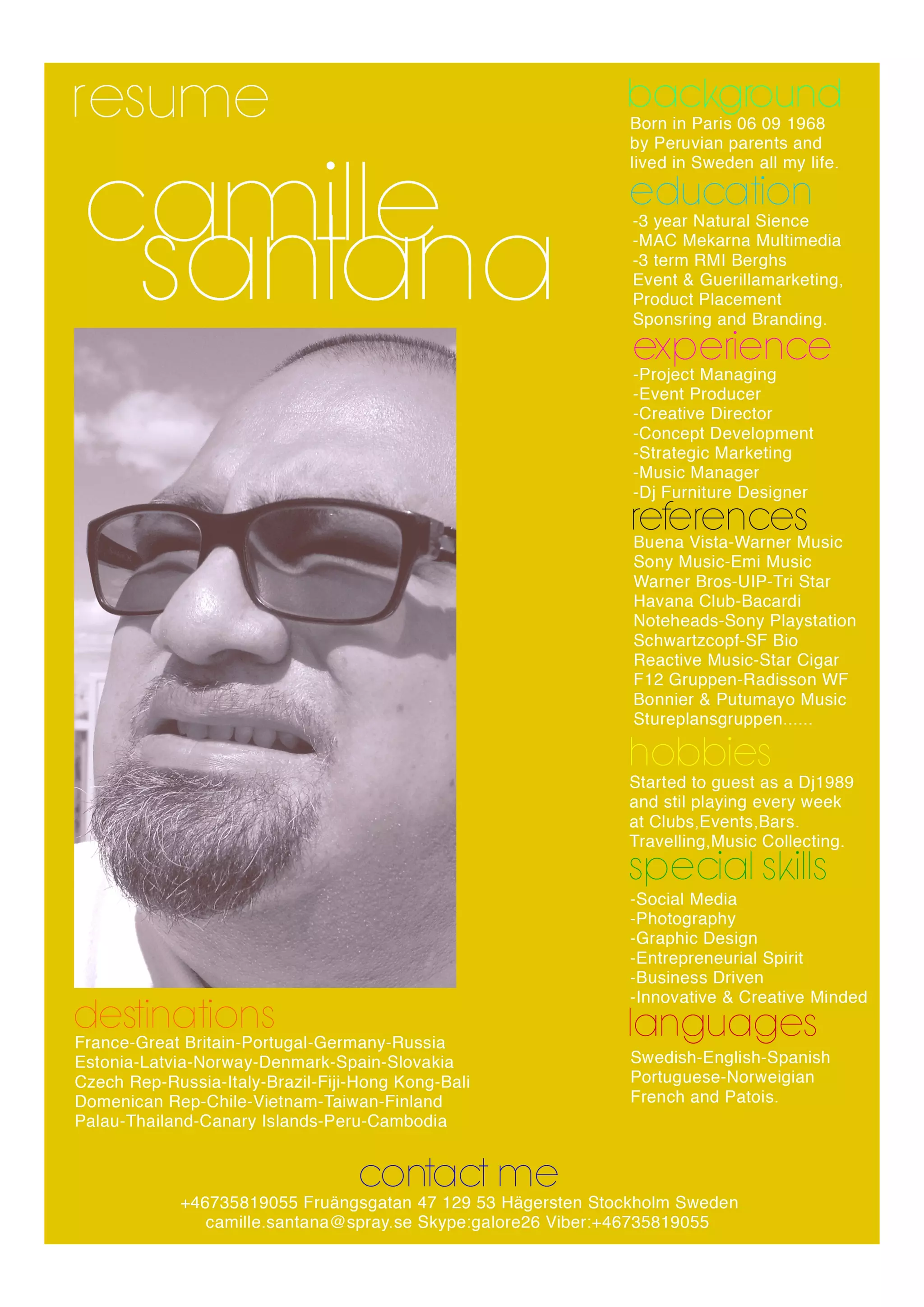 Camille Santana CV eng1 | PDF