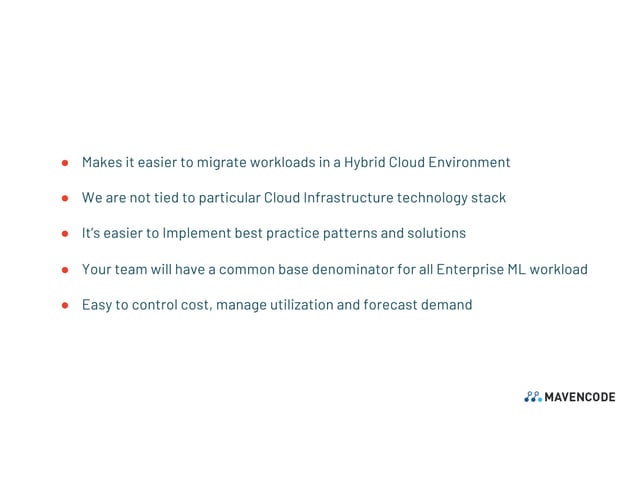Infrastructure Agnostic Machine Learning Workload Deployment | PPT