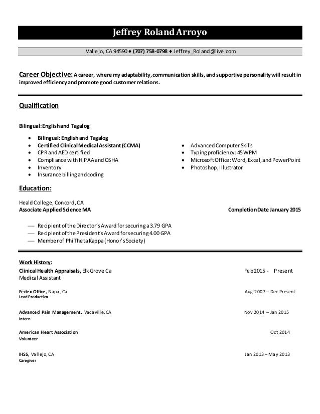 general resume