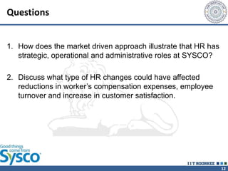SYSCO Case Study | PPTX