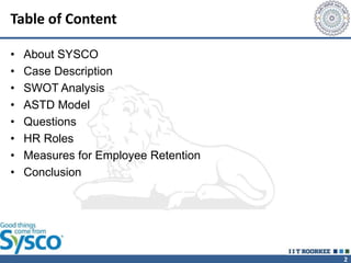 SYSCO Case Study | PPTX