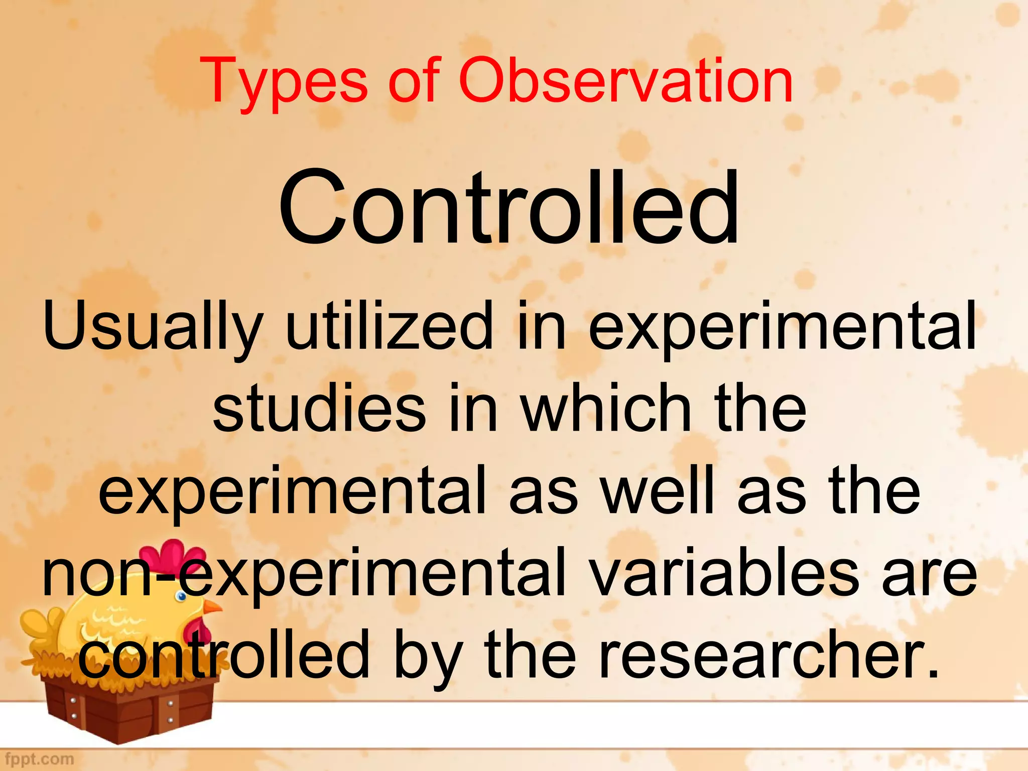 Observation In Research | PPT
