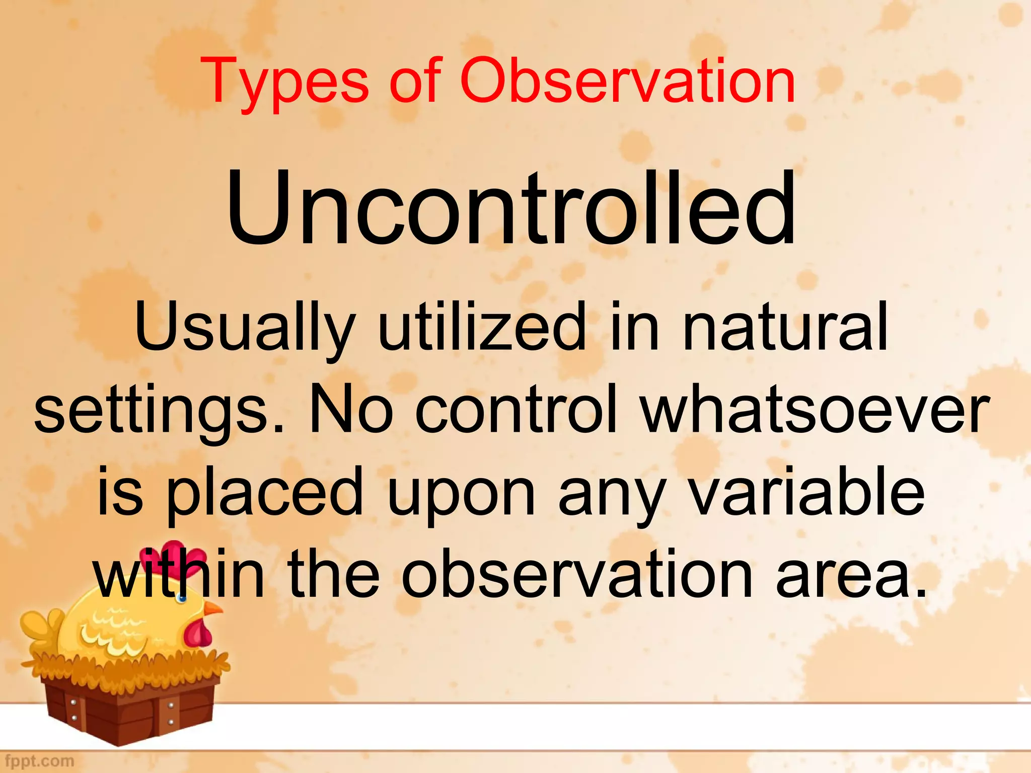 Observation In Research | PPT