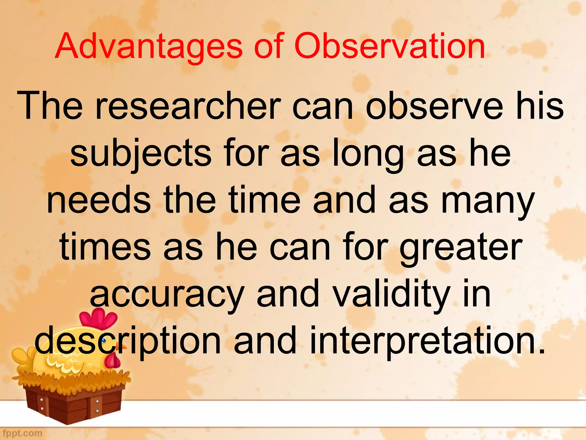 Observation In Research | PPT