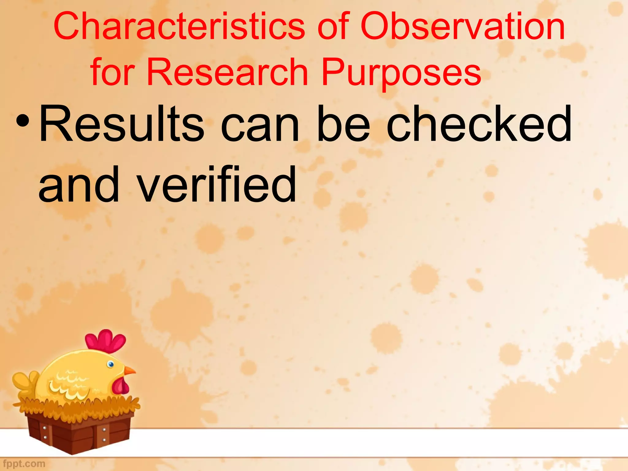 Observation In Research | PPT