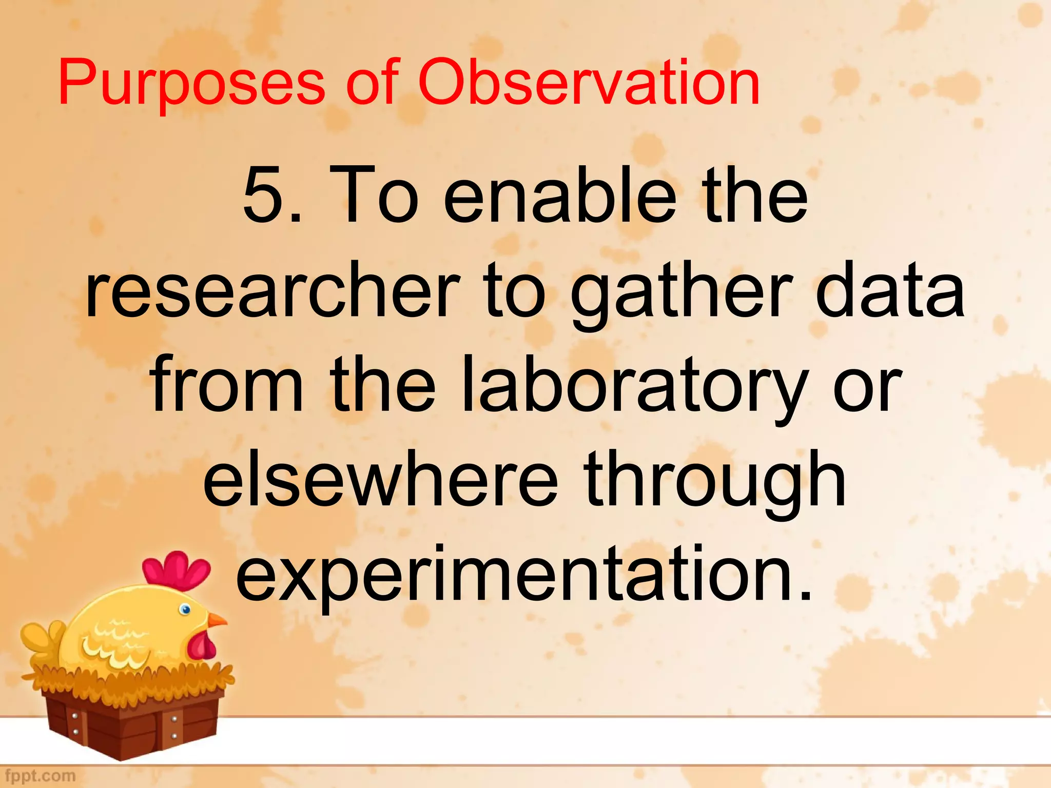 Observation In Research | PPT