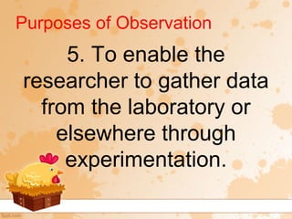 Observation In Research | PPT