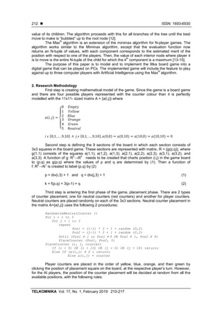Modelling and implementation of 9tka game with MaxN algorithm | PDF