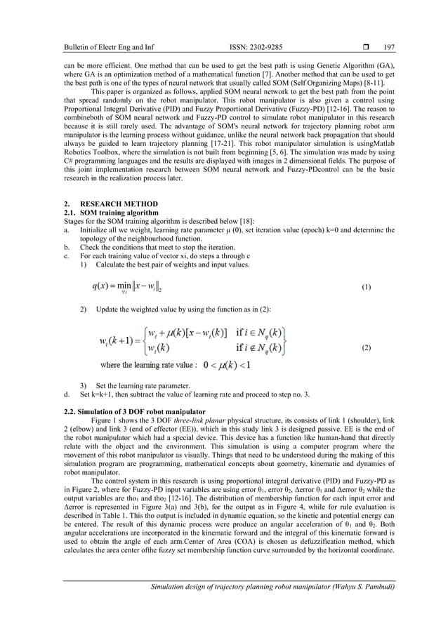 Simulation Design Of Trajectory Planning Robot Manipulator Pdf