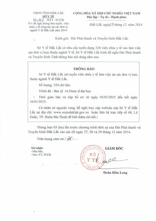 so y te dak lak | PDF