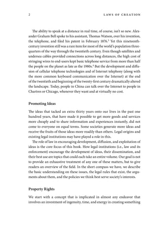 Laws Of Creation Property Rights In The World Of Ideas Ronald A Cass | PDF