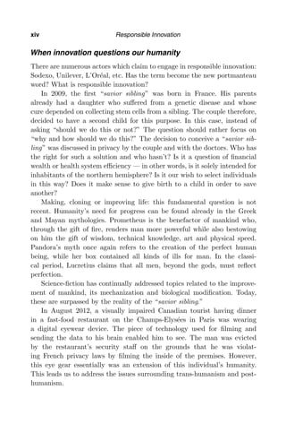 Responsible Innovation From Concept To Practice Xavier Pavie Pdf