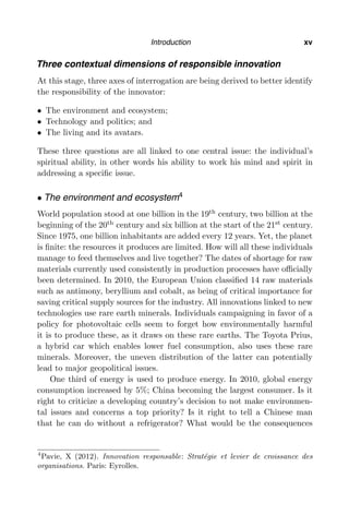 Responsible Innovation From Concept To Practice Xavier Pavie | PDF