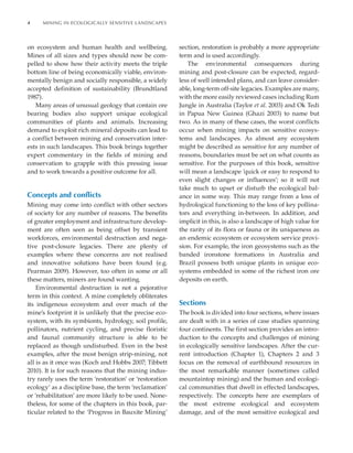 Mining In Ecologically Sensitive Landscapes Mark Tibbett | PDF