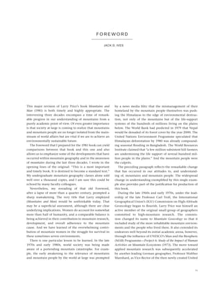 Mountain Geography Physical And Human Dimensions Martin F Price | PDF