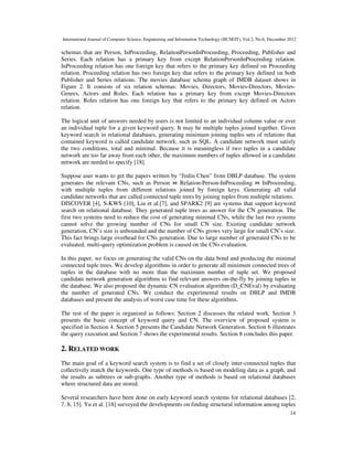 EFFICIENT SCHEMA BASED KEYWORD SEARCH IN RELATIONAL DATABASES | PDF