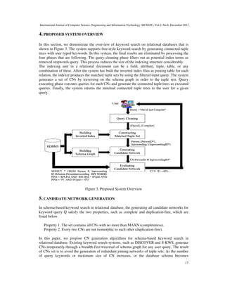 EFFICIENT SCHEMA BASED KEYWORD SEARCH IN RELATIONAL DATABASES | PDF