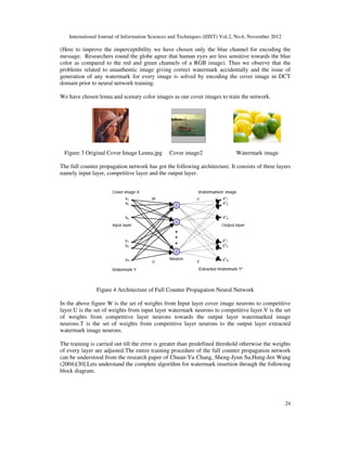PREVENTING COPYRIGHTS INFRINGEMENT OF IMAGES BY WATERMARKING IN TRANSFORM DOMAIN USING FULL ...