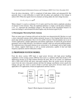 A NEW MODIFIED SYSTEM FOR EQUAL POWER DIVISION WITH LCC FOR WIRELESS ...