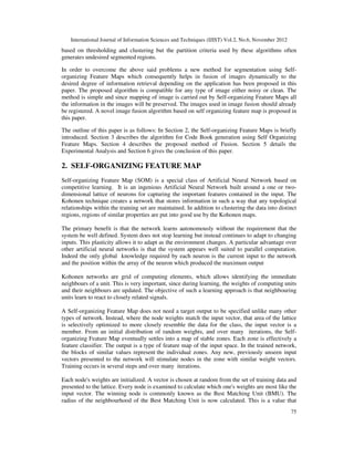 ADOPTING AND IMPLEMENTATION OF SELF ORGANIZING FEATURE MAP FOR IMAGE FUSION | PDF | Photo ...