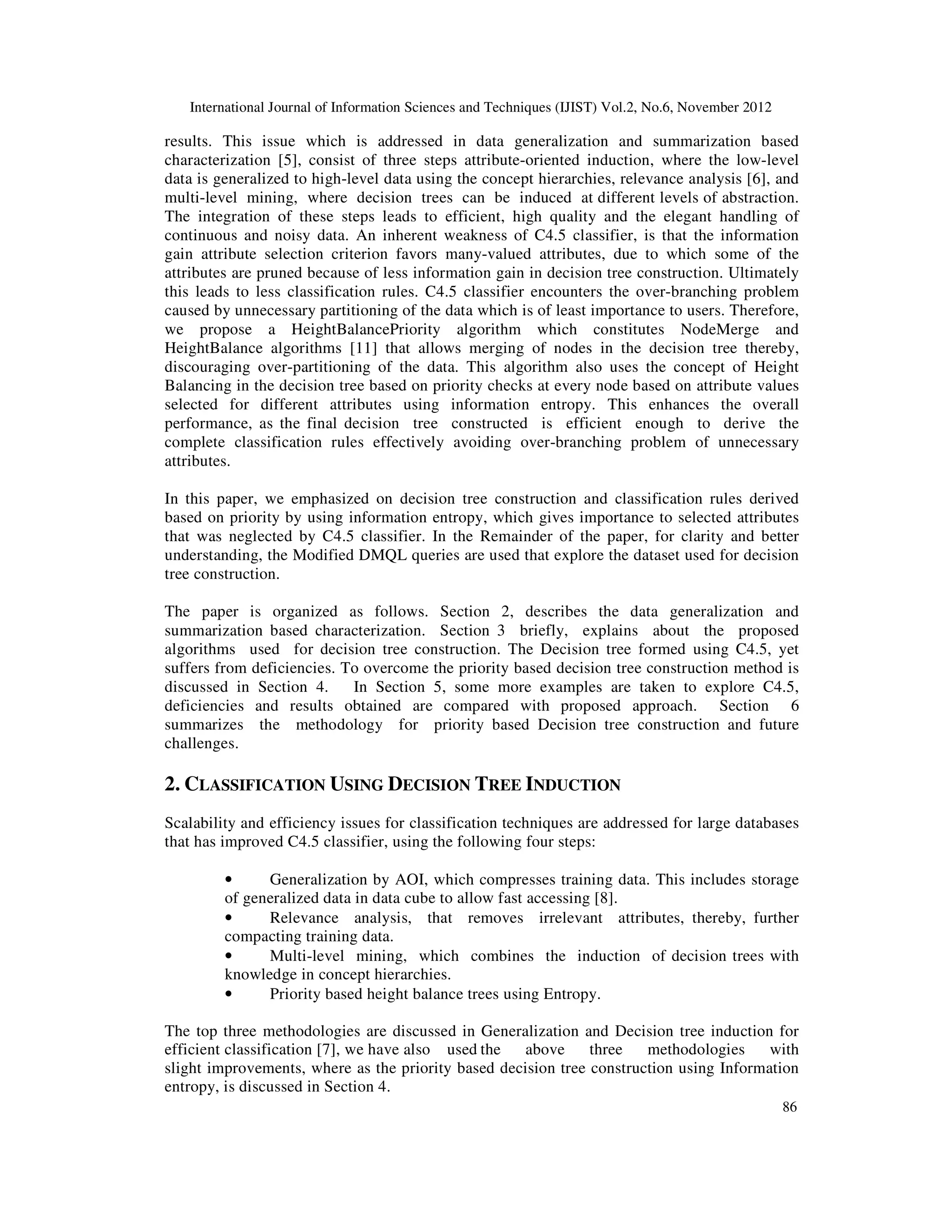 EXTRACTING USEFUL RULES THROUGH IMPROVED DECISION TREE INDUCTION USING ... EXTRACTING USEFUL RULES THROUGH IMPROVED DECISION TREE INDUCTION USING ...