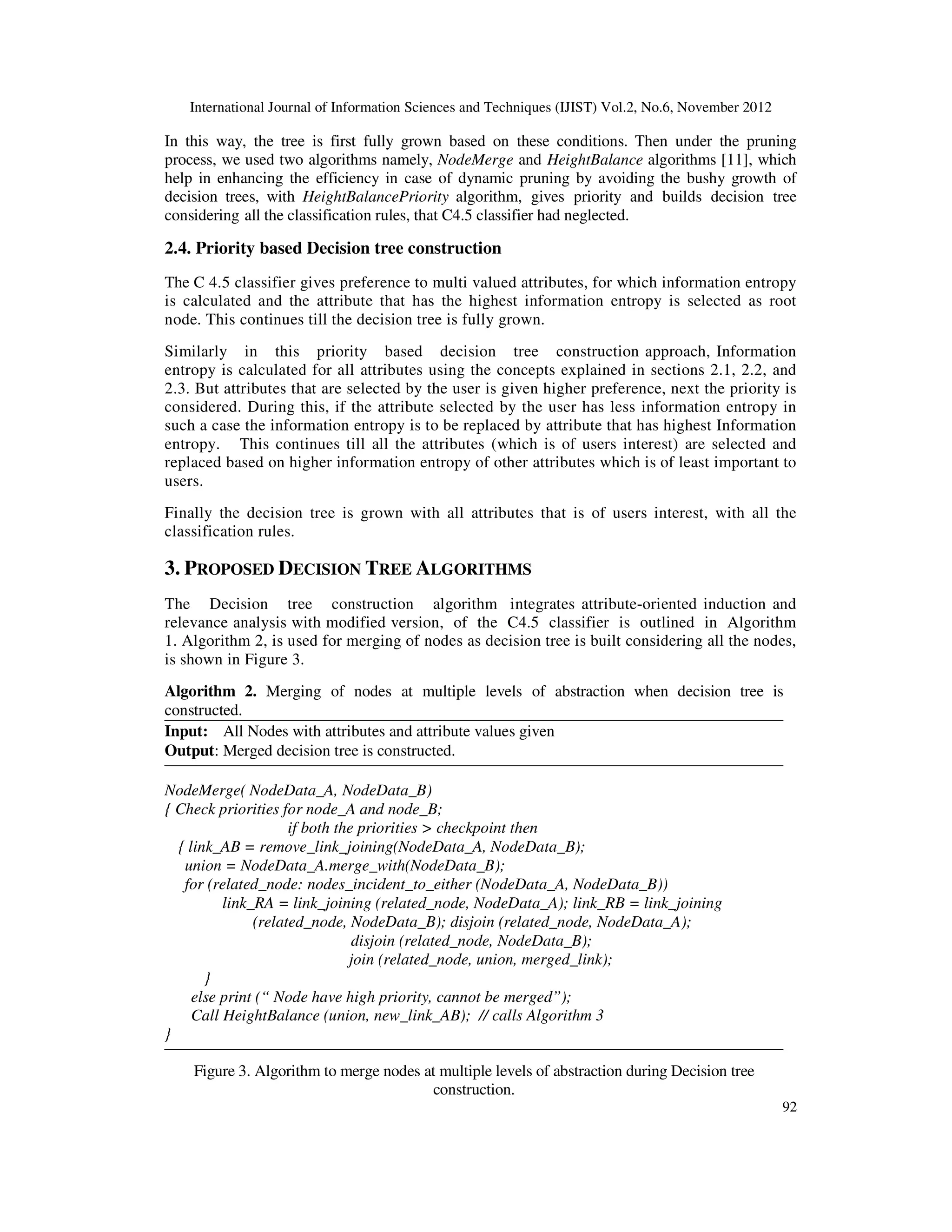 EXTRACTING USEFUL RULES THROUGH IMPROVED DECISION TREE INDUCTION USING ... EXTRACTING USEFUL RULES THROUGH IMPROVED DECISION TREE INDUCTION USING ...