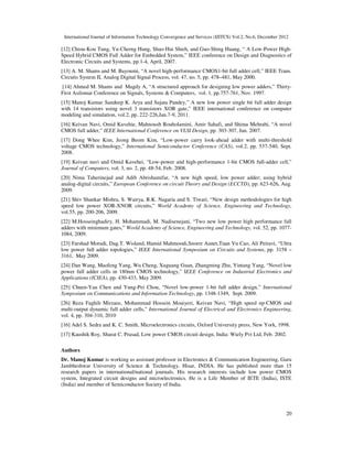 Low Power CMOS Full Adder Design with 12 Transistors | PDF