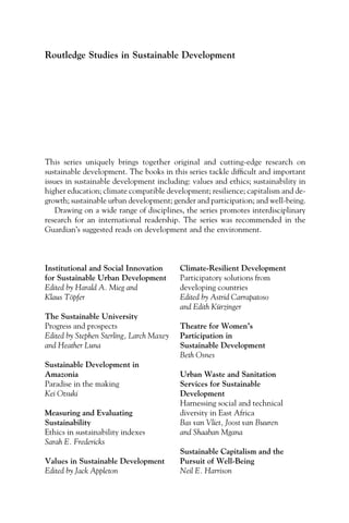 Sustainability And Wellbeing Humanscale Development In Practice Mnica ...