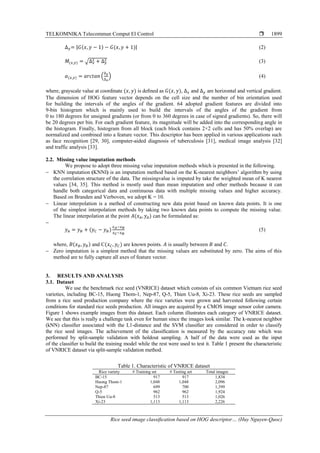 Rice seed image classification based on HOG descriptor with missing ...