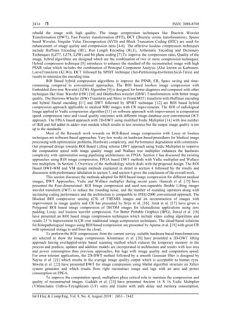 An Efficient Design Approach of ROI Based DWT Using Vedic and Wallace Tree Multiplier on FPGA ...