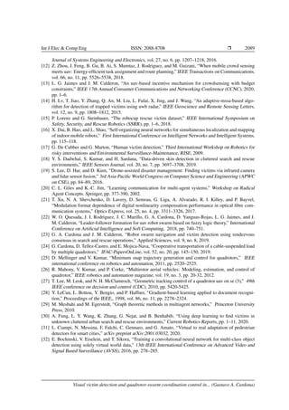 Visual victim detection and quadrotor-swarm coordination control in search and rescue ...