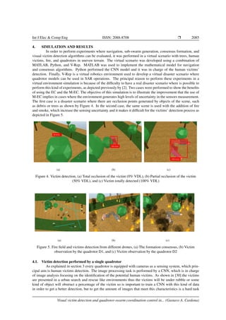 Visual victim detection and quadrotor-swarm coordination control in search and rescue ...