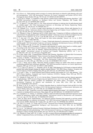 Efficient robotic path planning algorithm based on artificial potential field | PDF