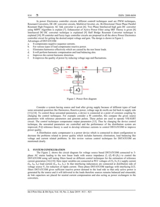 A review on different control techniques using DSTATCOM for distribution system studies | PDF ...