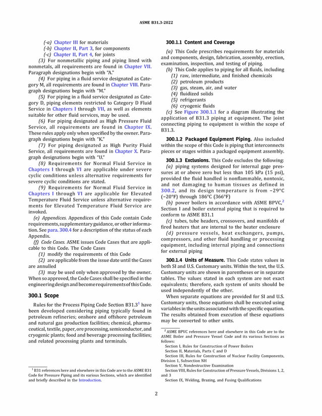 ASME B31.3 2022 Procces piping code for b31.3 | PDF | Technology ...