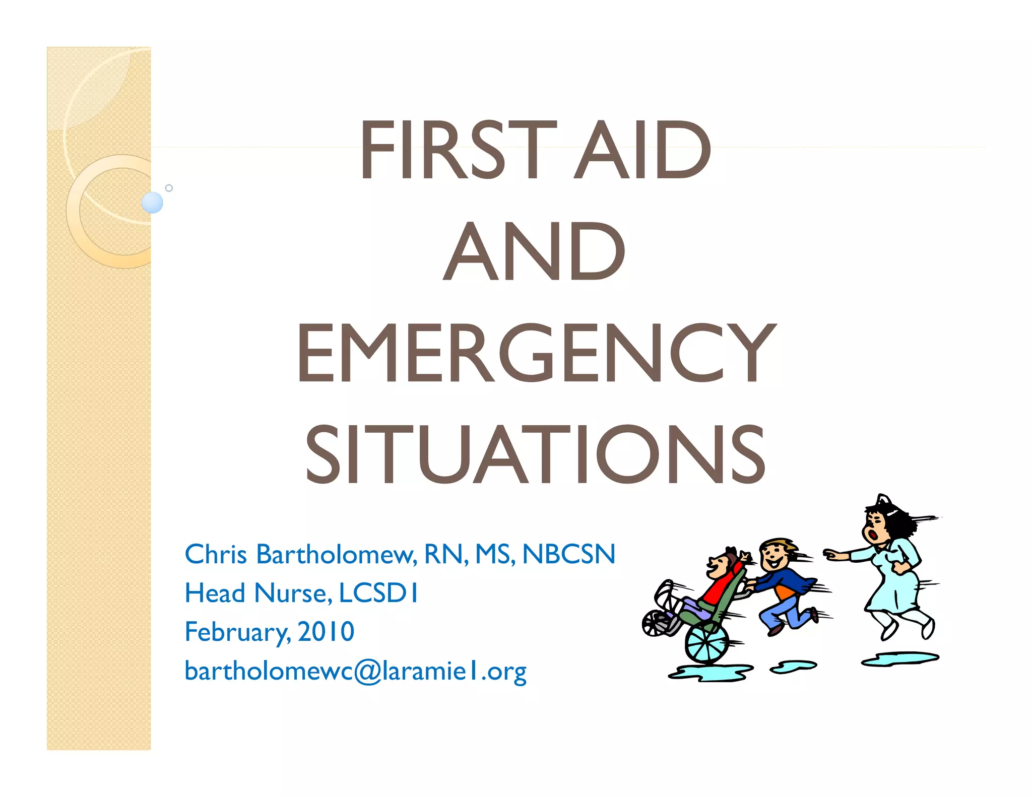 261630781 first-aid-presentation | PPT