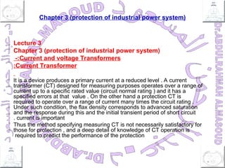 Current transformer calculation protection | PPT